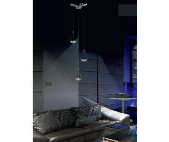 Lampa wisząca Perle P0226-03B-F4RK Zuma Line nowoczesna asymetryczna ...