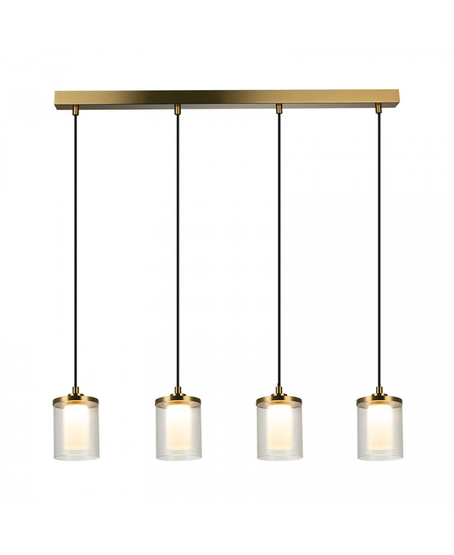 Lampa wisząca 23020 oprawa w kolorze złotym ZAMBELIS - MagiaSwiatel.pl